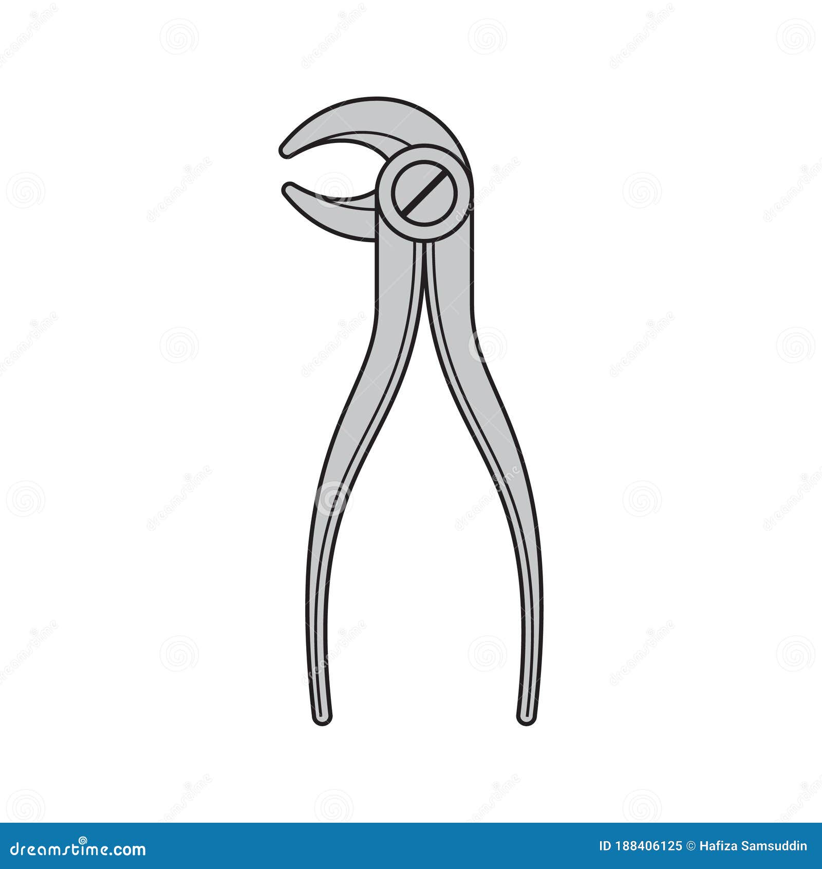 Forceps. Vector Illustration Decorative Design Stock Vector ...
