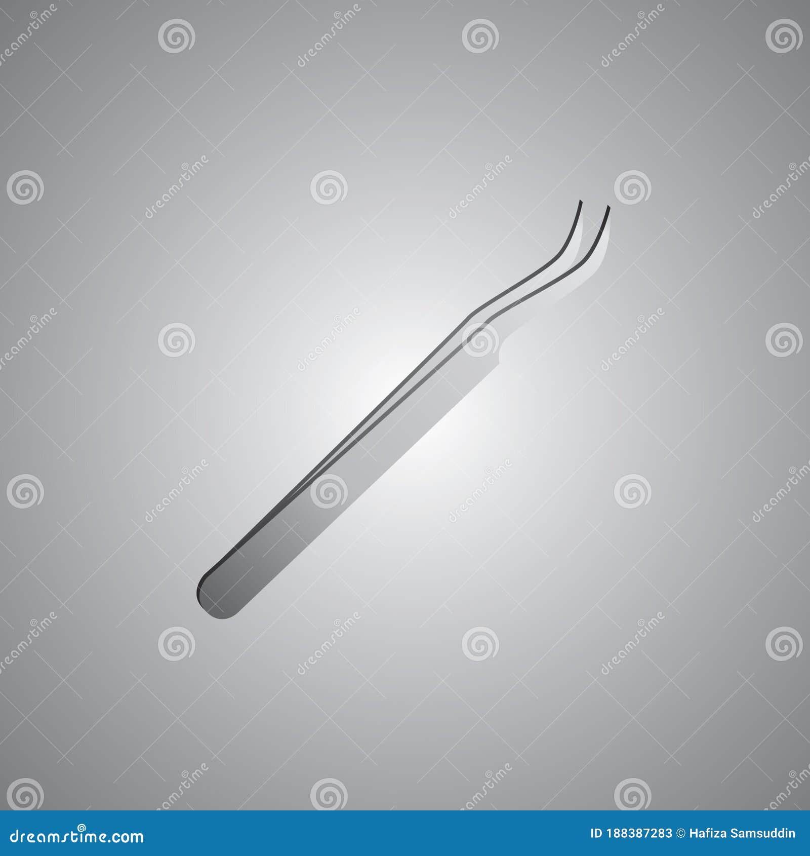 Forceps. Vector Illustration Decorative Design Stock Vector ...