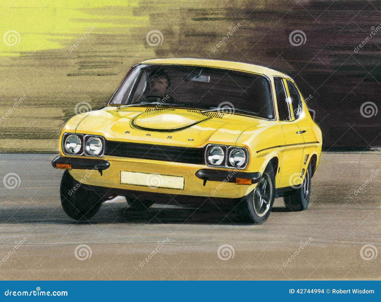 Ford Capri Mk 1 RS3100 image stock éditorial. Illustration du ...