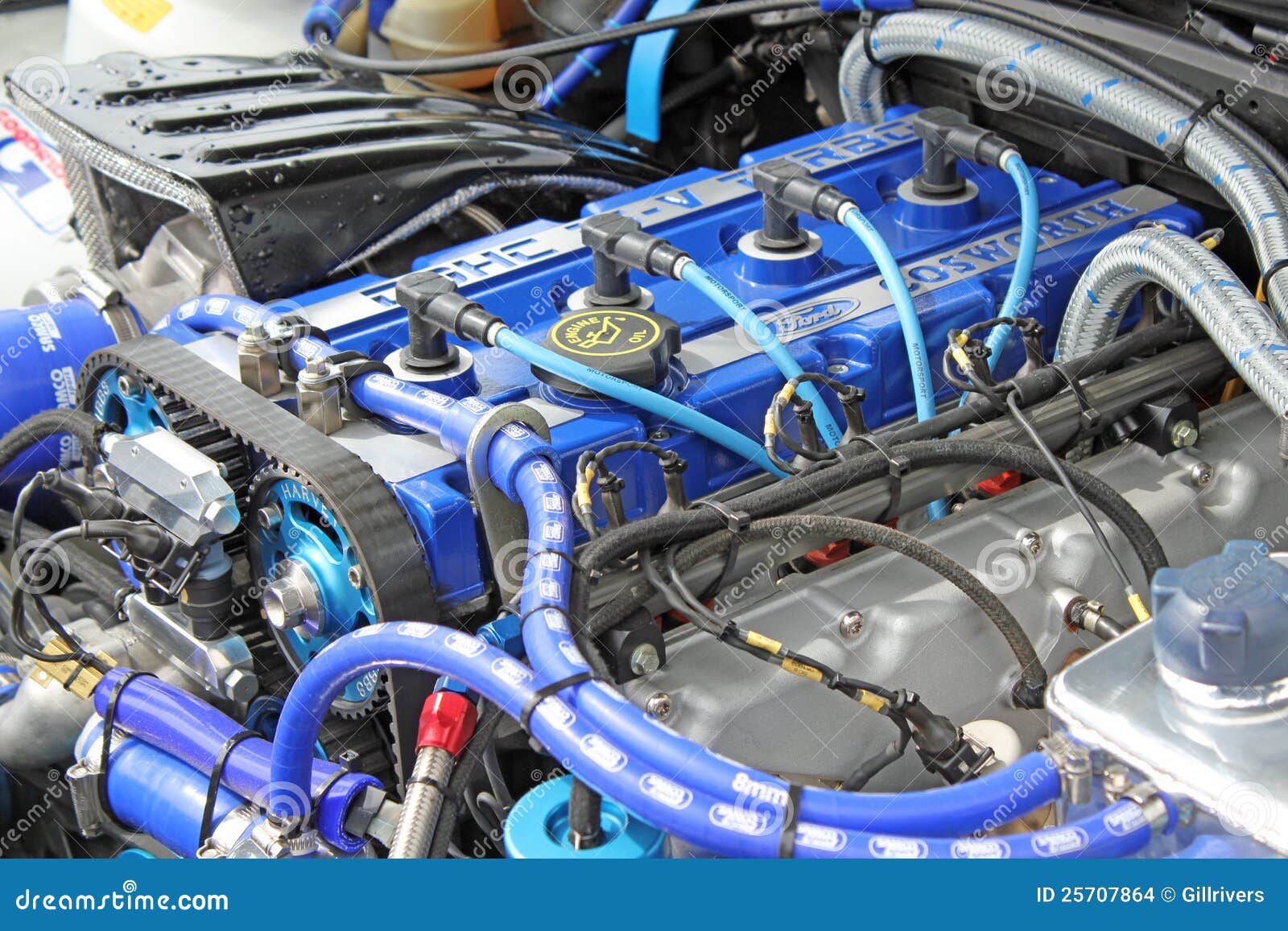 Ford Cosworth Engine editorial stock image. Image of industry - 25707864