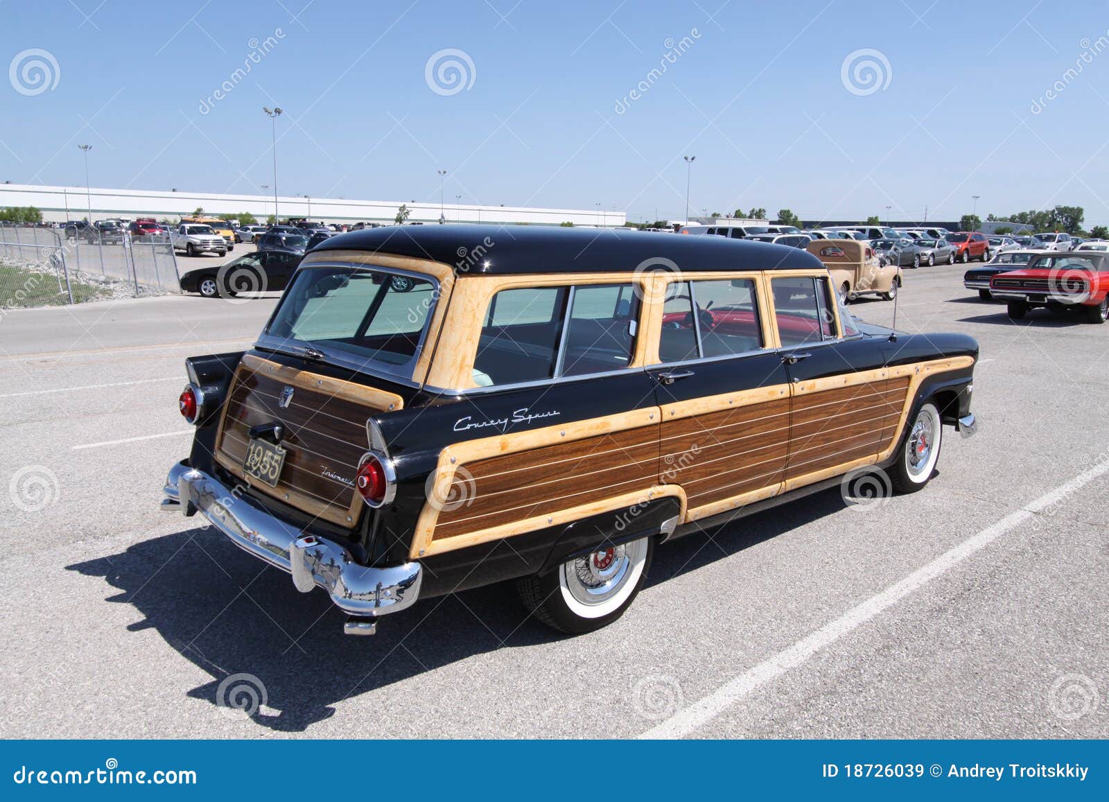 Ford Country Squire Station Wagon Editorial Stock Image - Image of ...