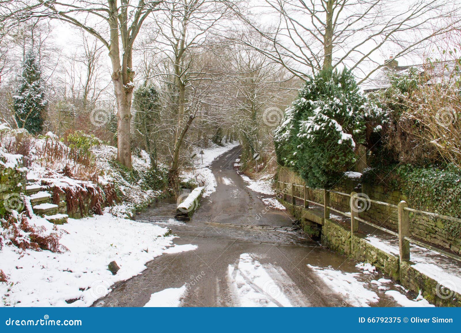 Ford crossing stock image. Image of river, cold, ford - 66792375