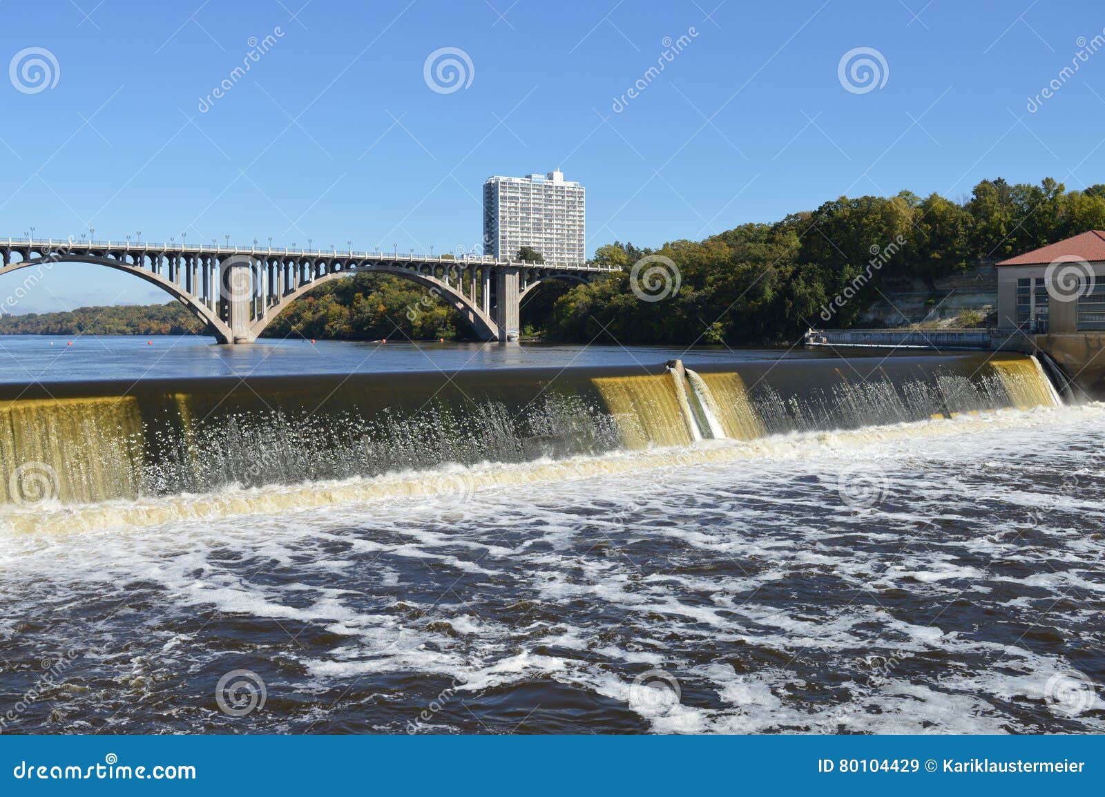 Ford Dam stock image. Image of landmark, natural, detail - 80104429
