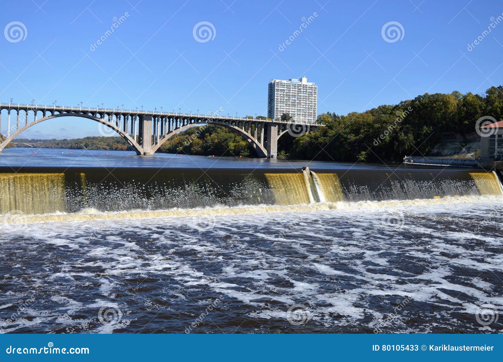 Ford Dam stock image. Image of landscape, background - 80105433