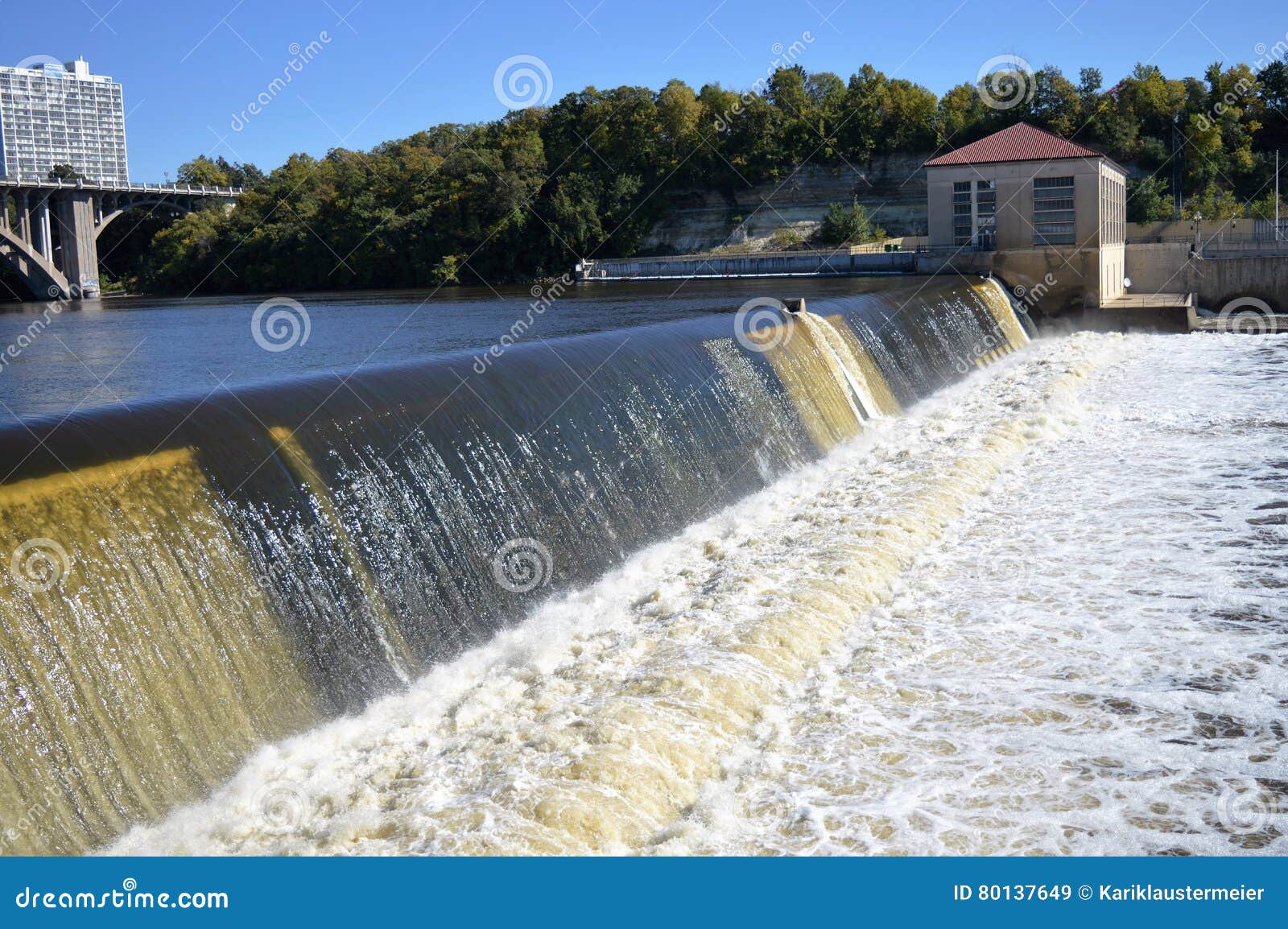 Ford Dam stock image. Image of destination, brown, arches - 80137649