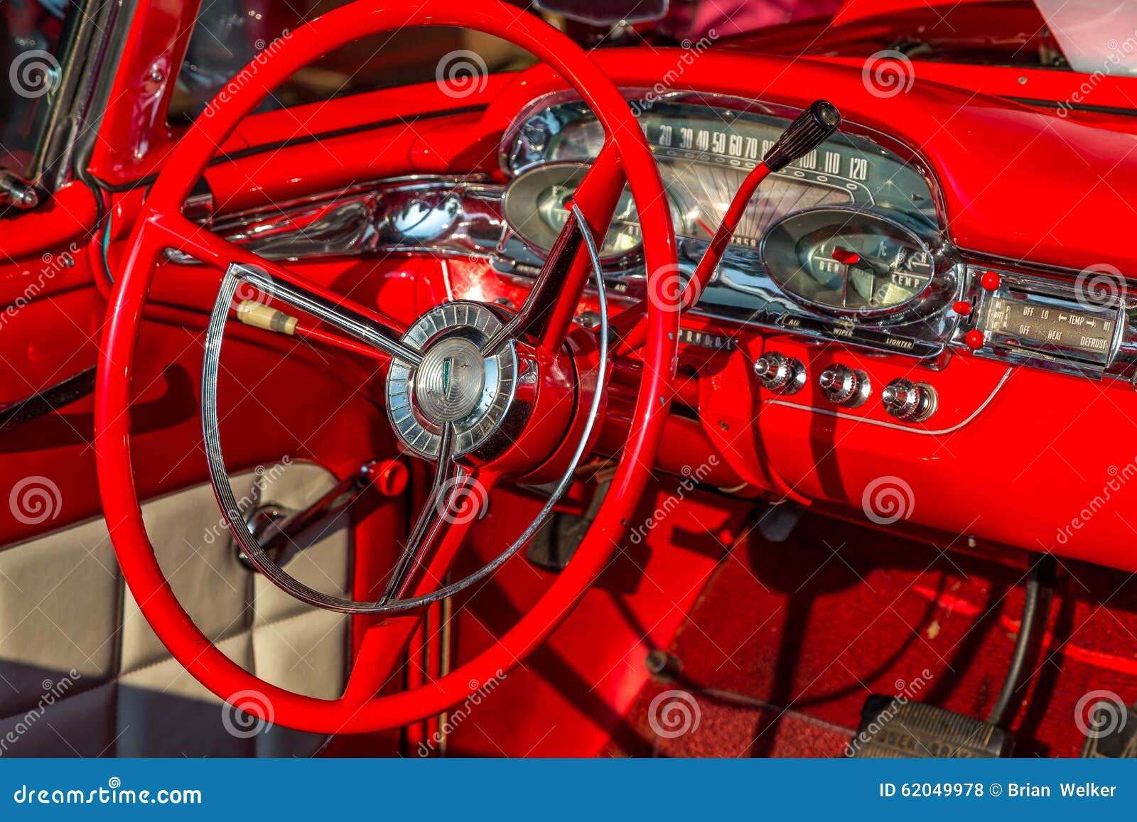 1958 Ford Edsel Dash & Steering Wheel Stock Photography | CartoonDealer ...