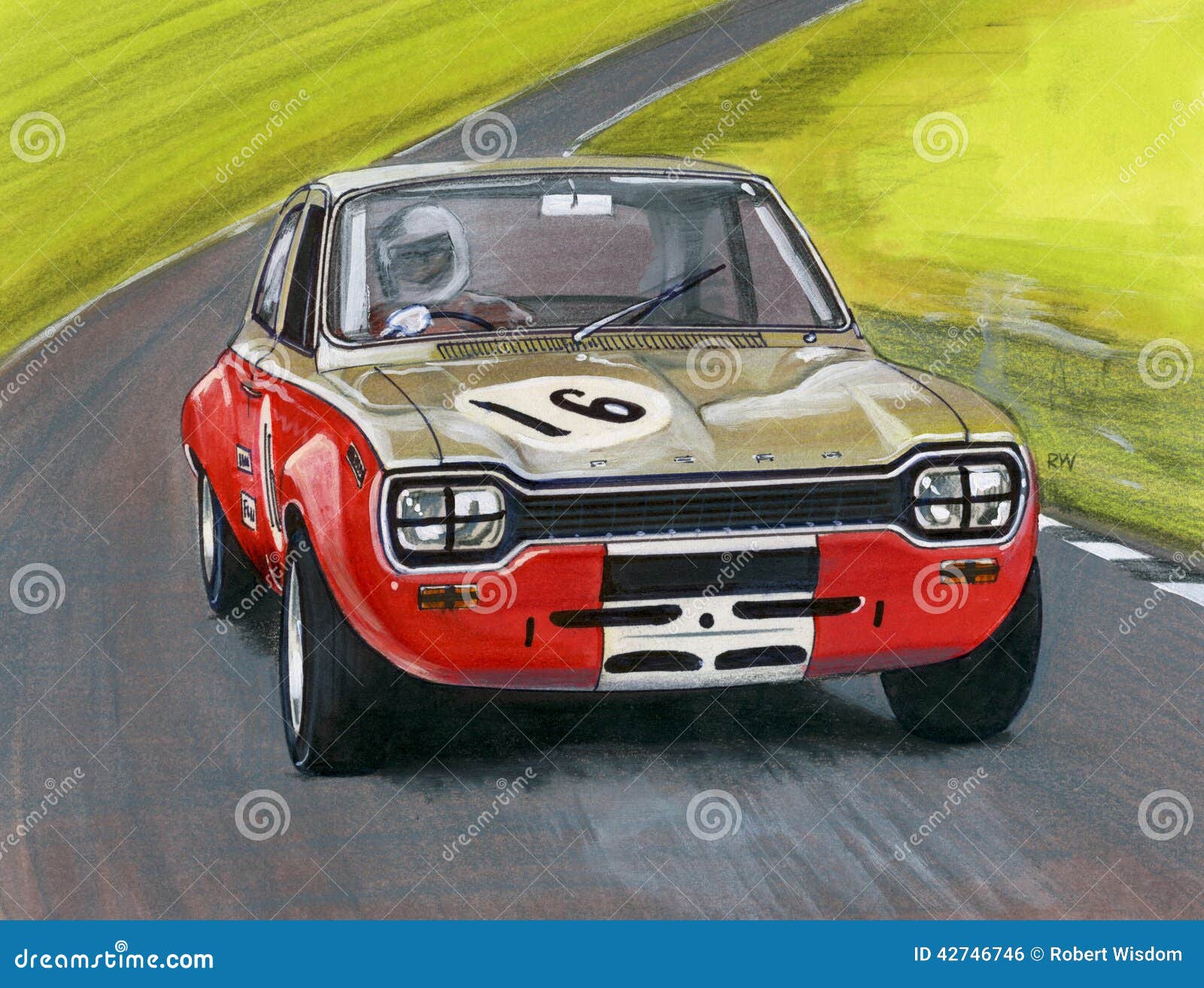 Ford Escort Mk1 RS2000 Editorial Image | CartoonDealer.com #42746742