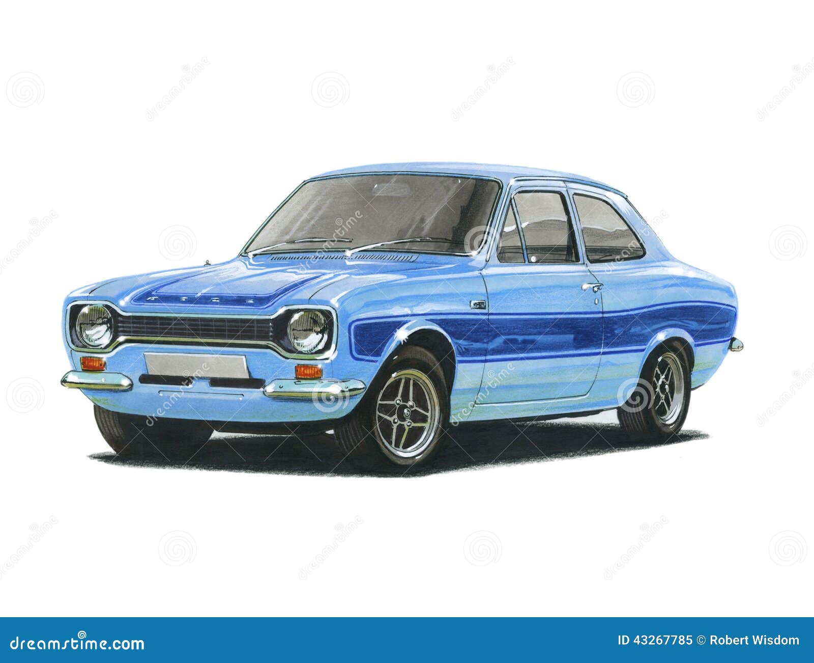 Ford Escort Mk1 RS2000 editorial image. Illustration of convertible ...