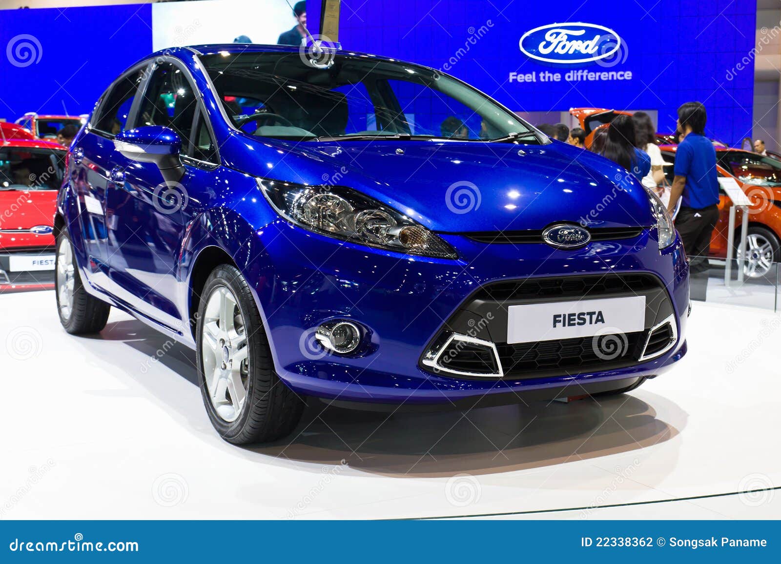 Ford Fiesta on display editorial photography. Image of concept - 22338362