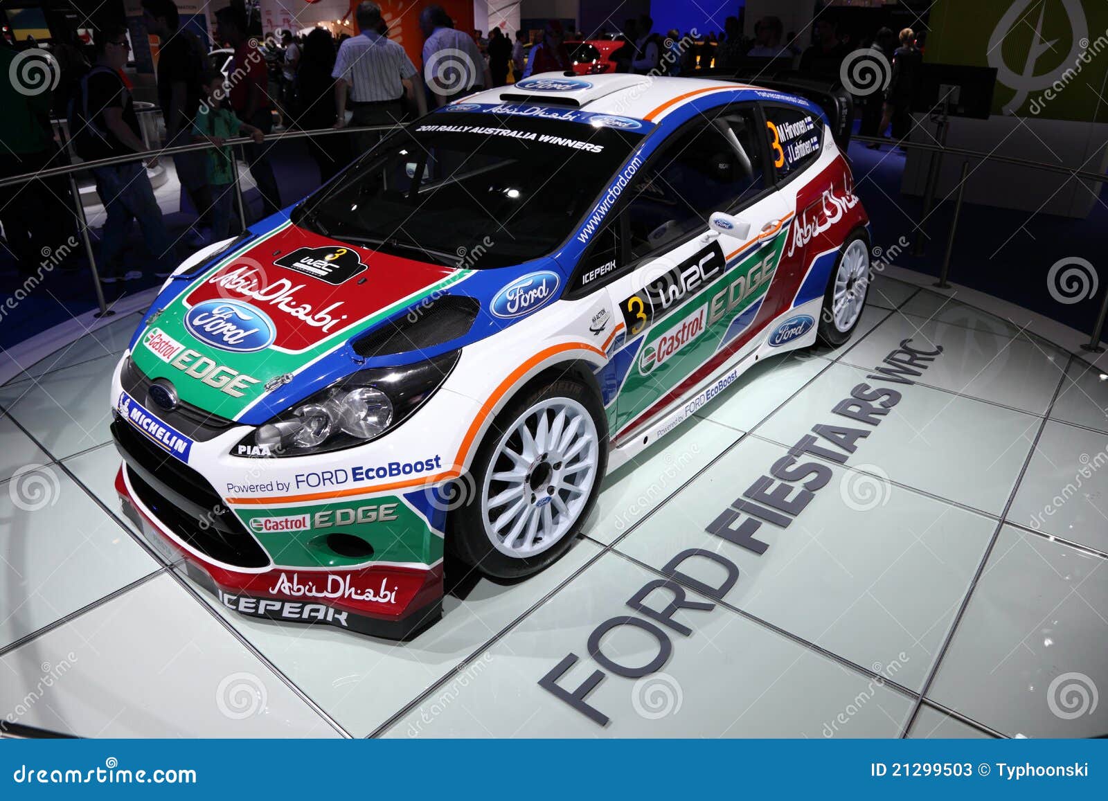 Ford Fiesta RS WRC at the IAA Editorial Stock Photo - Image of ...