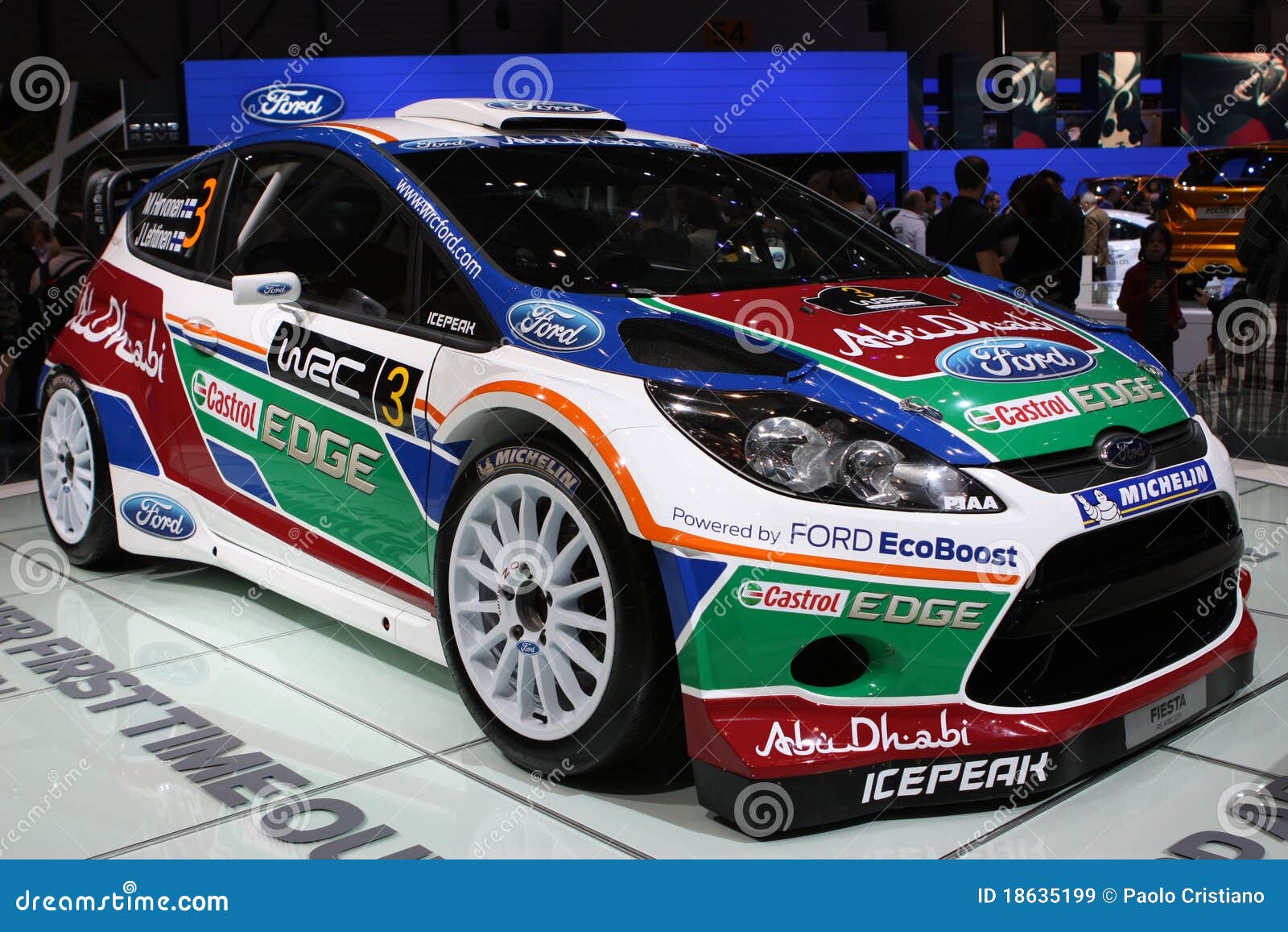 Ford Fiesta WRC editorial stock image. Image of geneva - 18635199