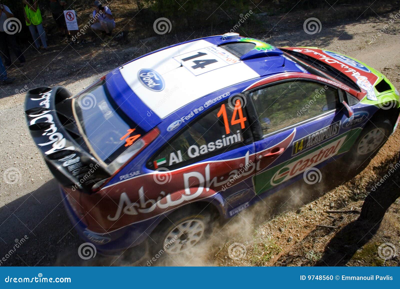 Ford Focus WRC 09 editorial image. Image of mechanic, loutraki - 9748560