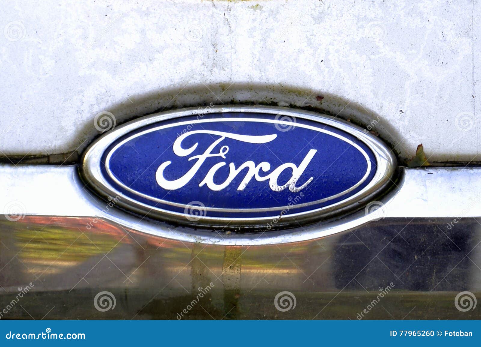 Ford Logo immagine editoriale. Immagine di transito, automobile - 77965260