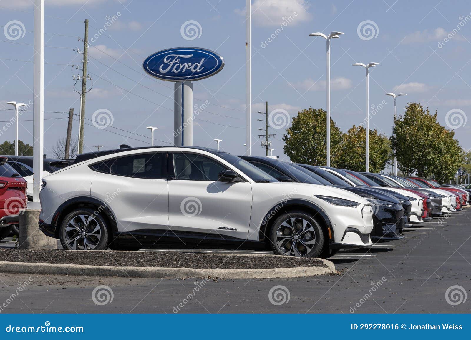 Ford Mach-E Mustang SUV Display. Ford Offers the Mach-E in Select ...