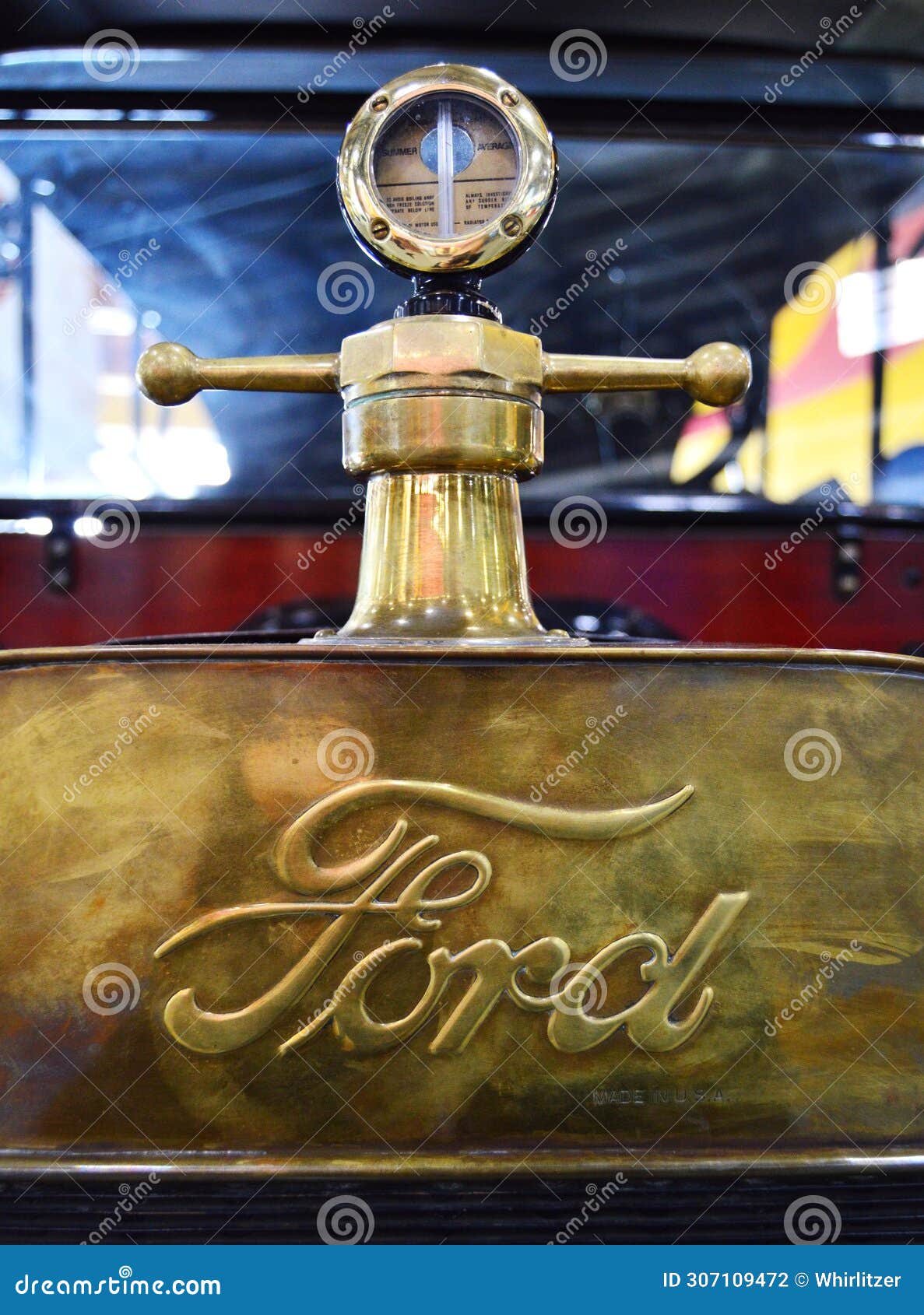 Ford Model T Brass Radiator Editorial Photography - Image of industrial ...