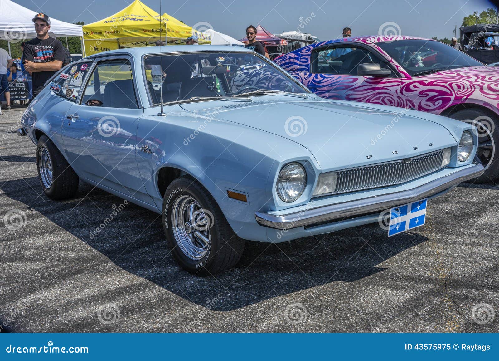 Blue Ford Pinto