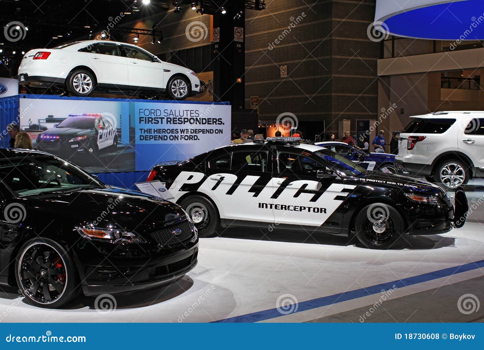 Ford Police Interceptor Police Car At The Berlin Brennt Protest ...