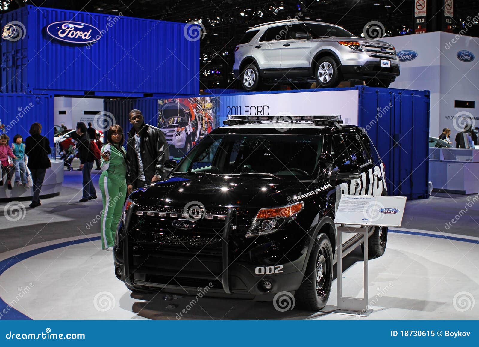 Ford Police Interceptor Police Car At The Berlin Brennt Protest ...