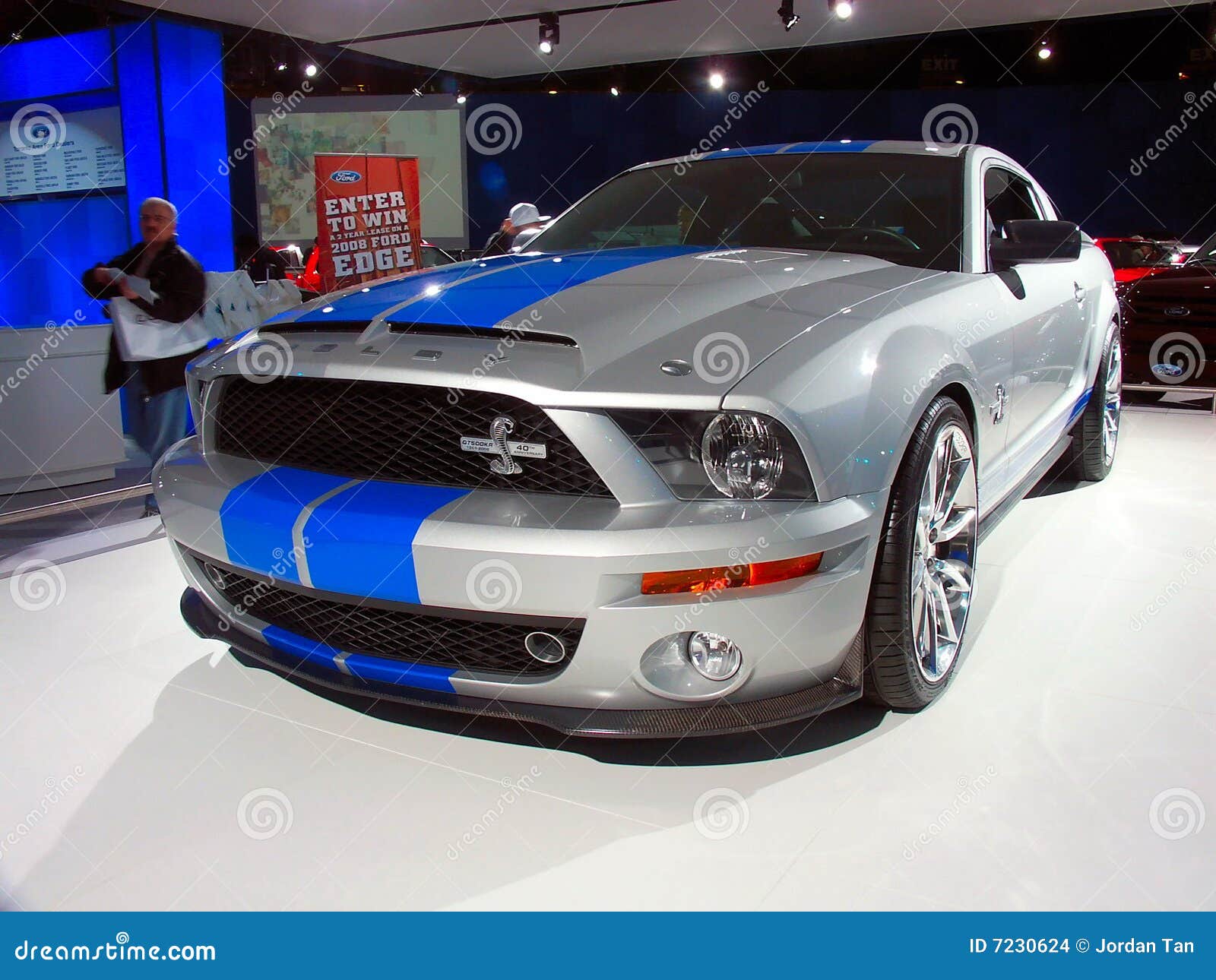 Ford Shelby Mustang on Display Editorial Stock Image - Image of engine ...