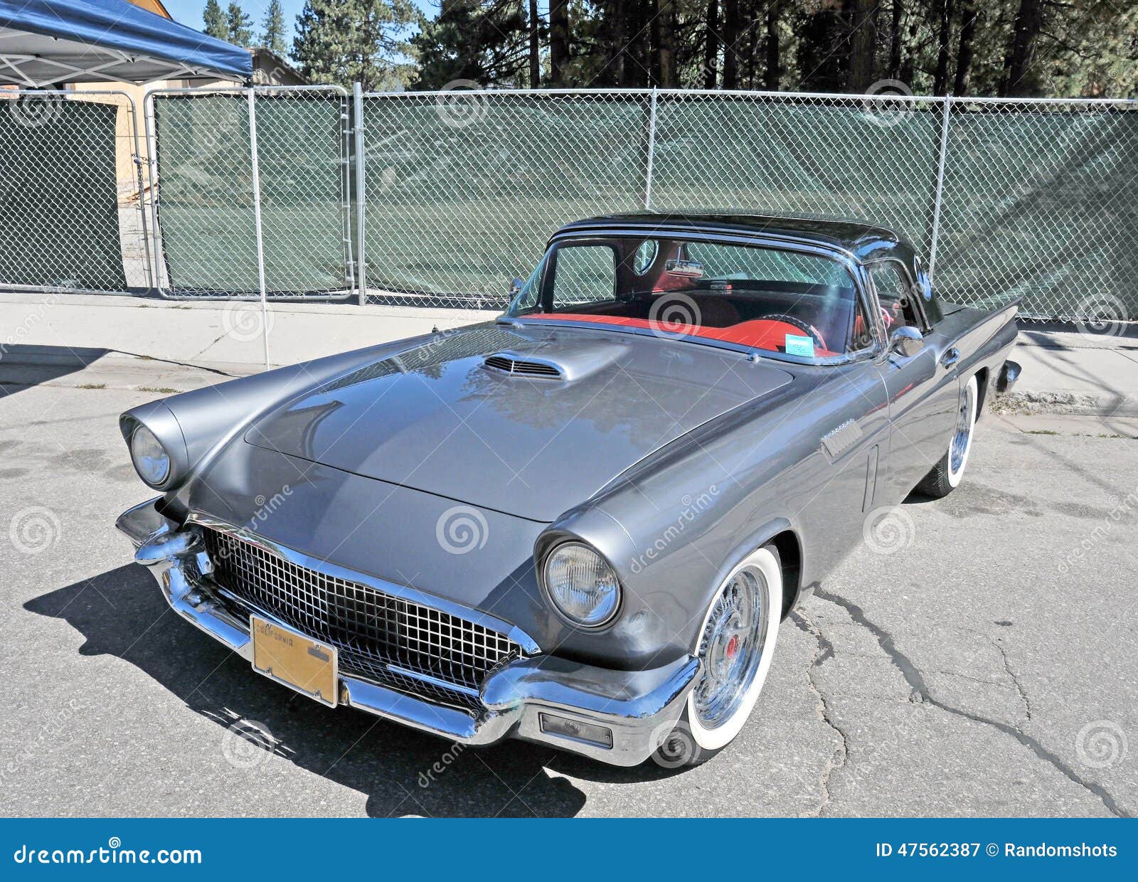 Ford Thunderbird Hardtop imagen de archivo. Imagen de nostalgia - 47562387