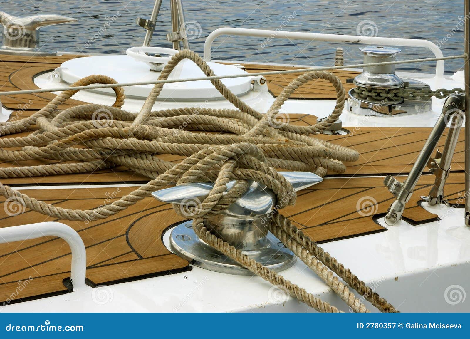 Fore a part of a boat stock image. Image of deck, nautical - 2780357