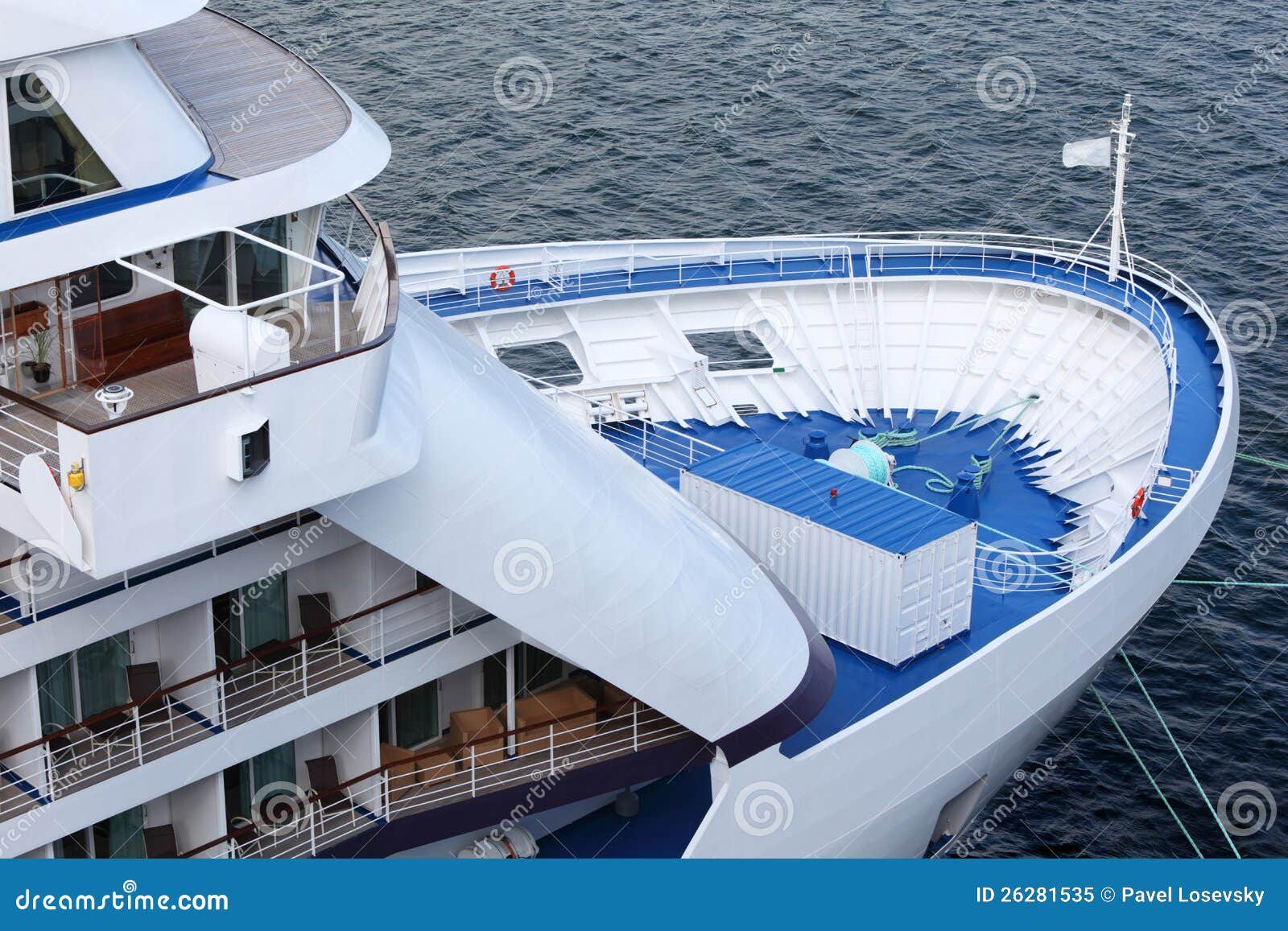 Fore of Passenger Cruise Ship Stock Image - Image of ship, passenger ...