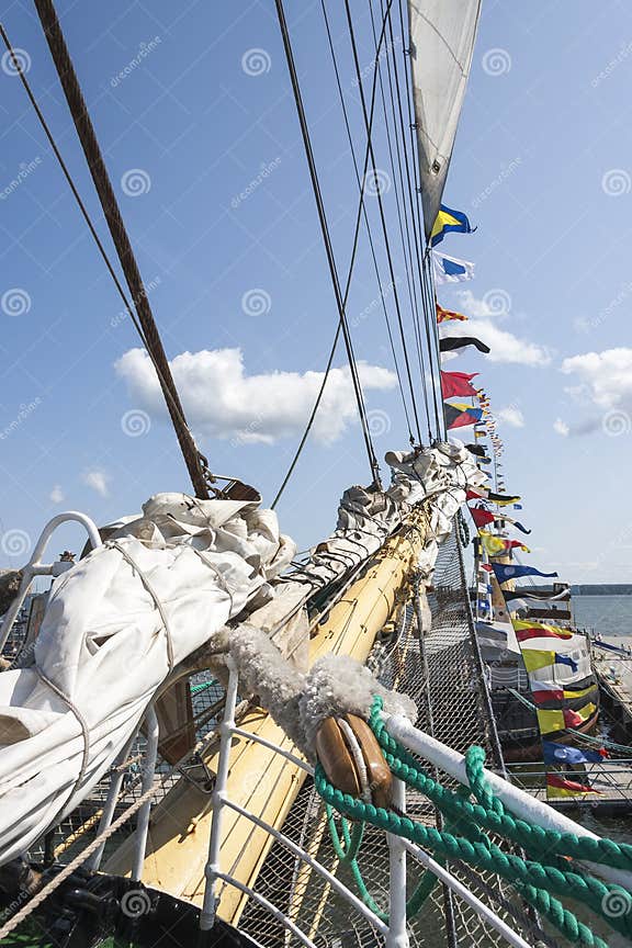 Fore of a sail ship stock image. Image of prow, boat - 32484599