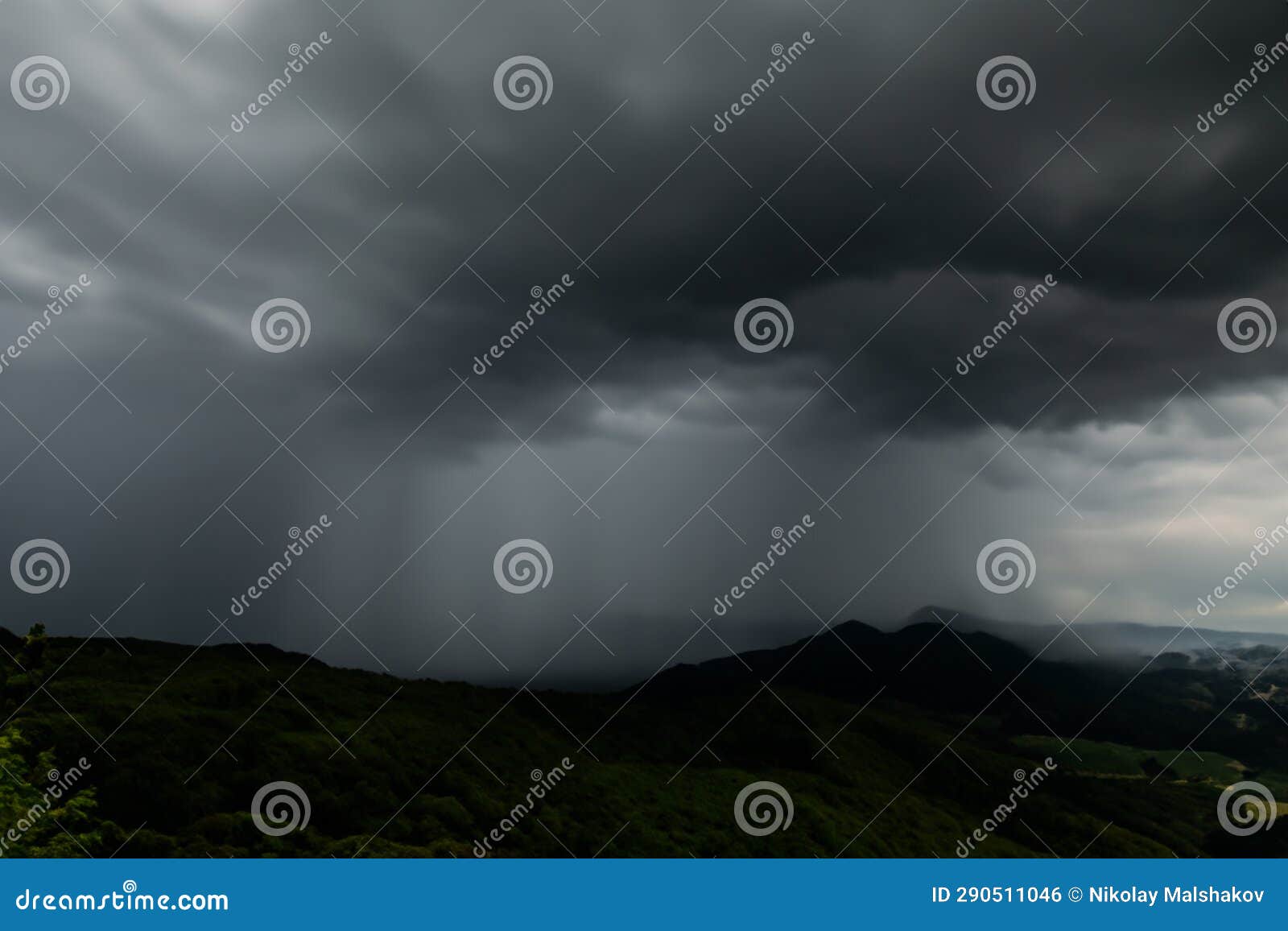 These Foreboding Clouds Hint at an Impending Tempest. Stock Photo ...
