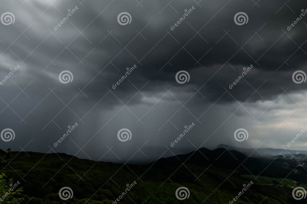 These Foreboding Clouds Hint at an Impending Tempest. Stock Photo ...