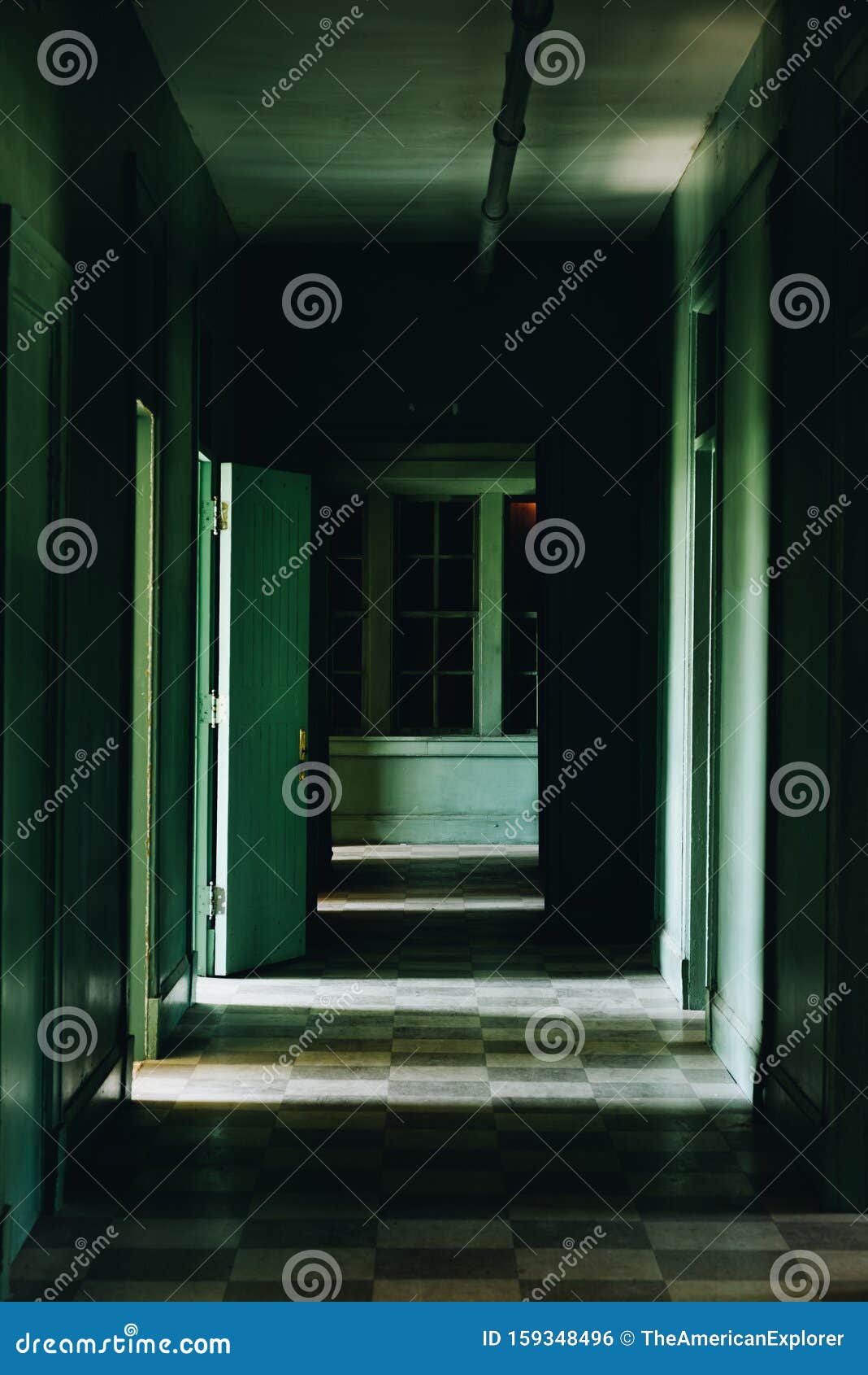 Foreboding, Dark Hallway - Abandoned Medfield State Hospital ...