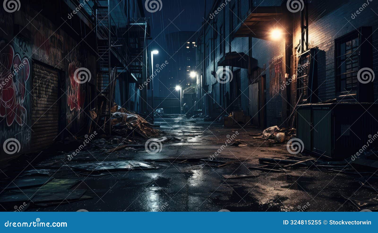 Foreboding dark scary stock illustration. Illustration of unsettling ...
