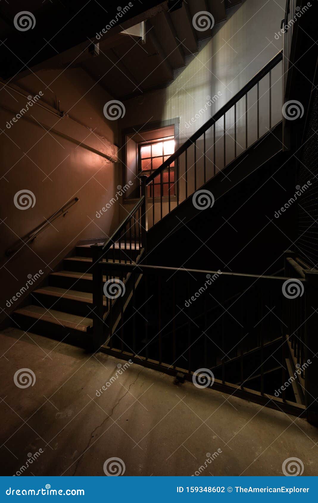 Foreboding, Dark Stairwell - Abandoned Medfield State Hospital ...