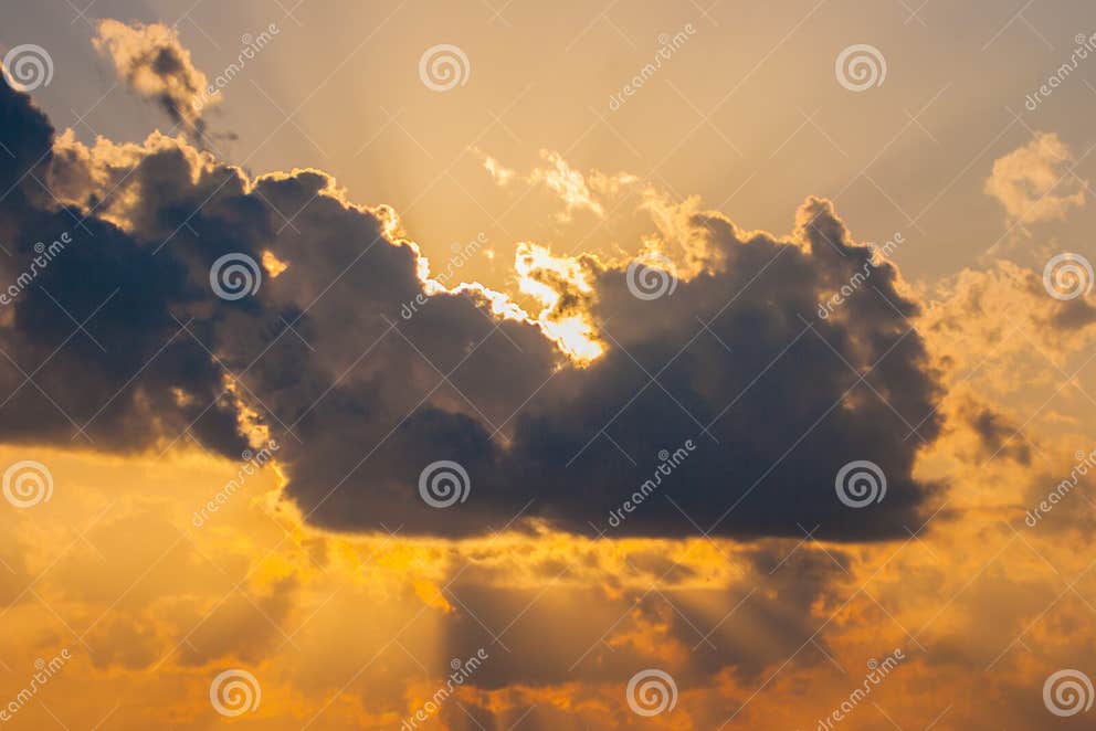Foreboding Kansas Sunset stock photo. Image of environment - 40874502
