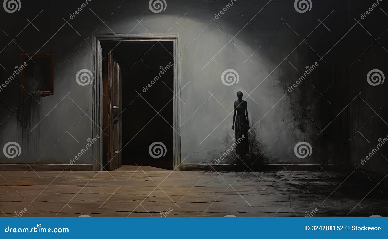 Ominous South Africa: Mysterious Figure Lurking in the Shadows Stock ...