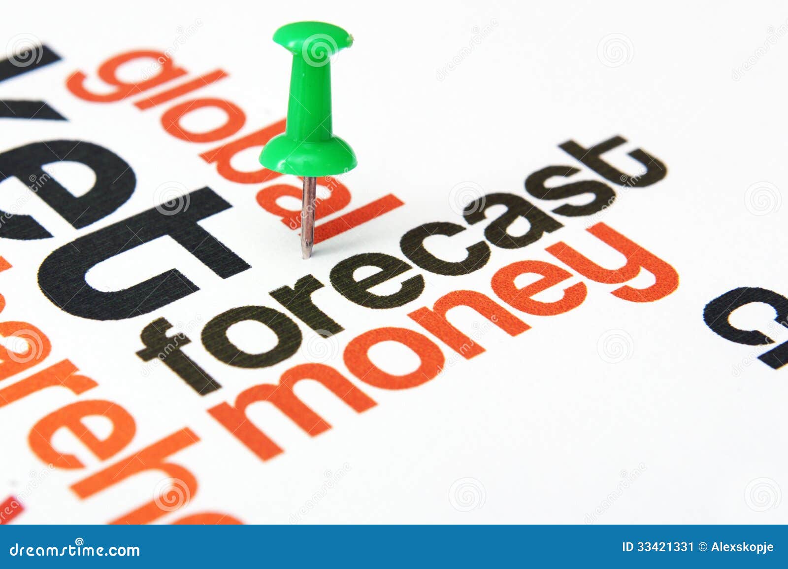 Forecast money concept stock image. Image of growth, investment - 33421331