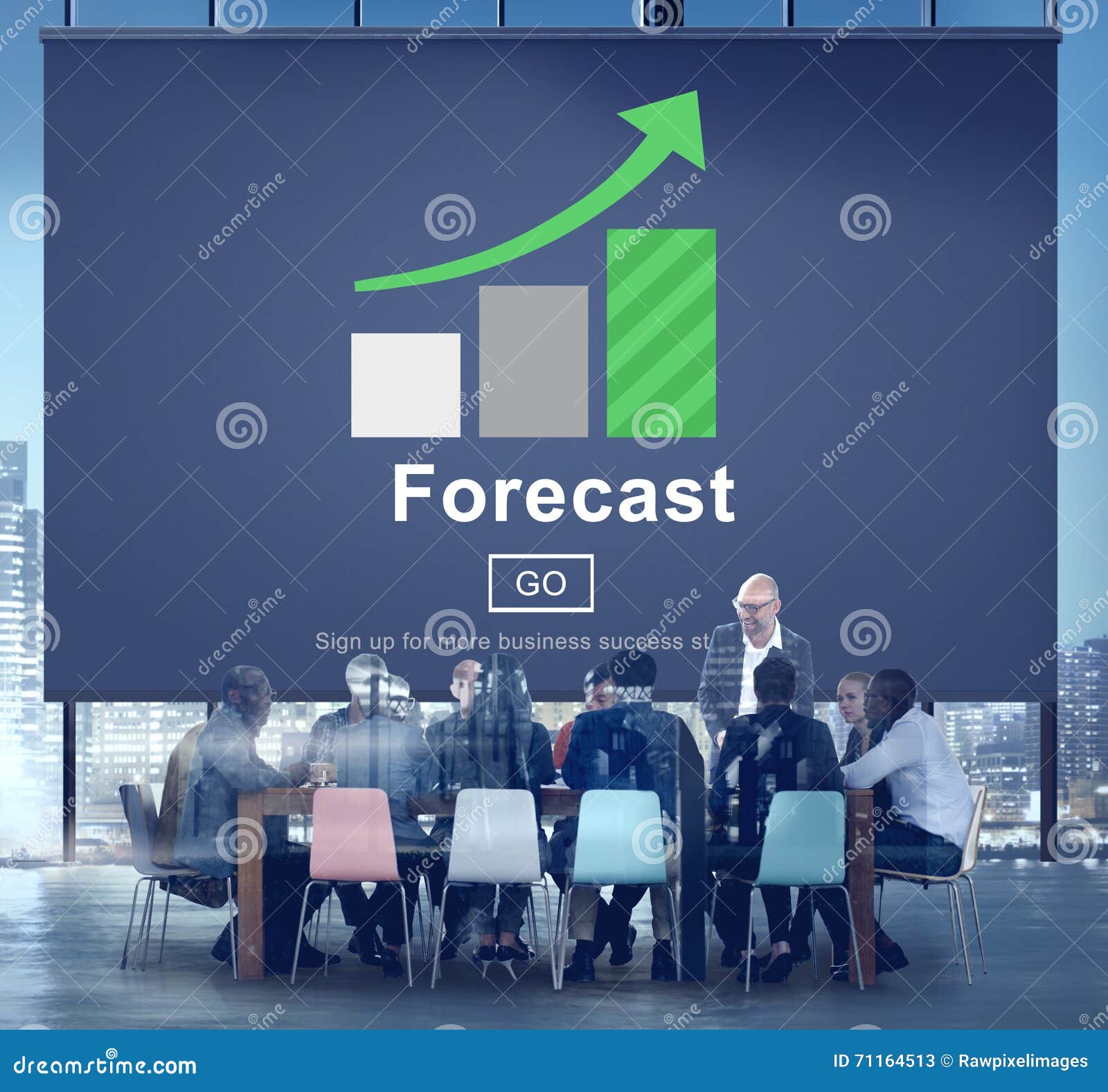 Forecast Prediction Future Plan Strategy Online Concept Stock Image ...