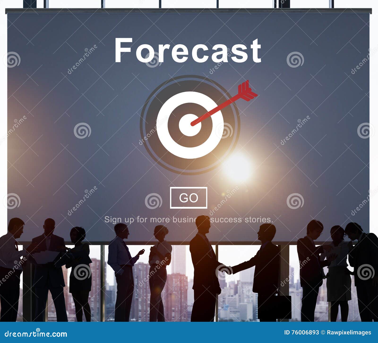 Forecast Prediction Plan Goal Concept Stock Image - Image of ...