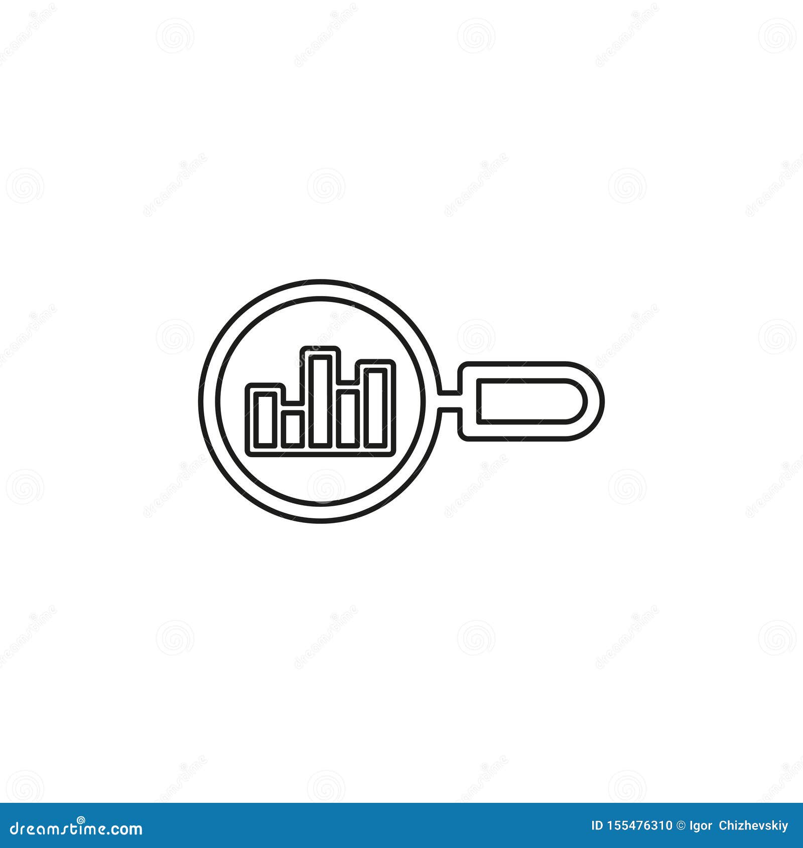 Forecasting Concept Icon. Analysis Illustration Stock Vector ...