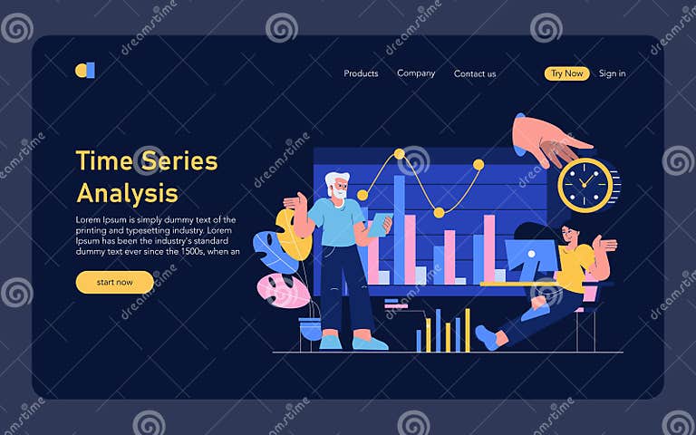 Forecasting. Flat Vector Illustration Stock Illustration - Illustration of guidance, performance ...