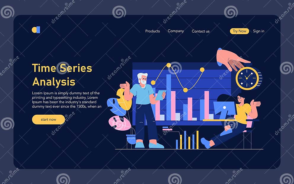 Forecasting. Flat Vector Illustration Stock Illustration - Illustration ...