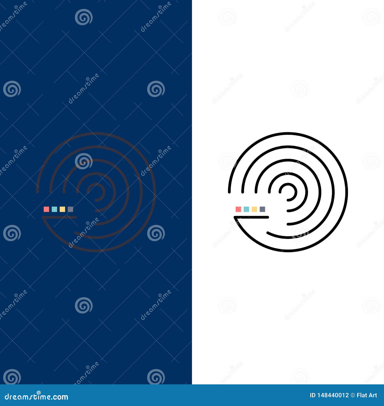 Forecasting, Model, Forecasting Model, Science Icons. Flat and Line ...