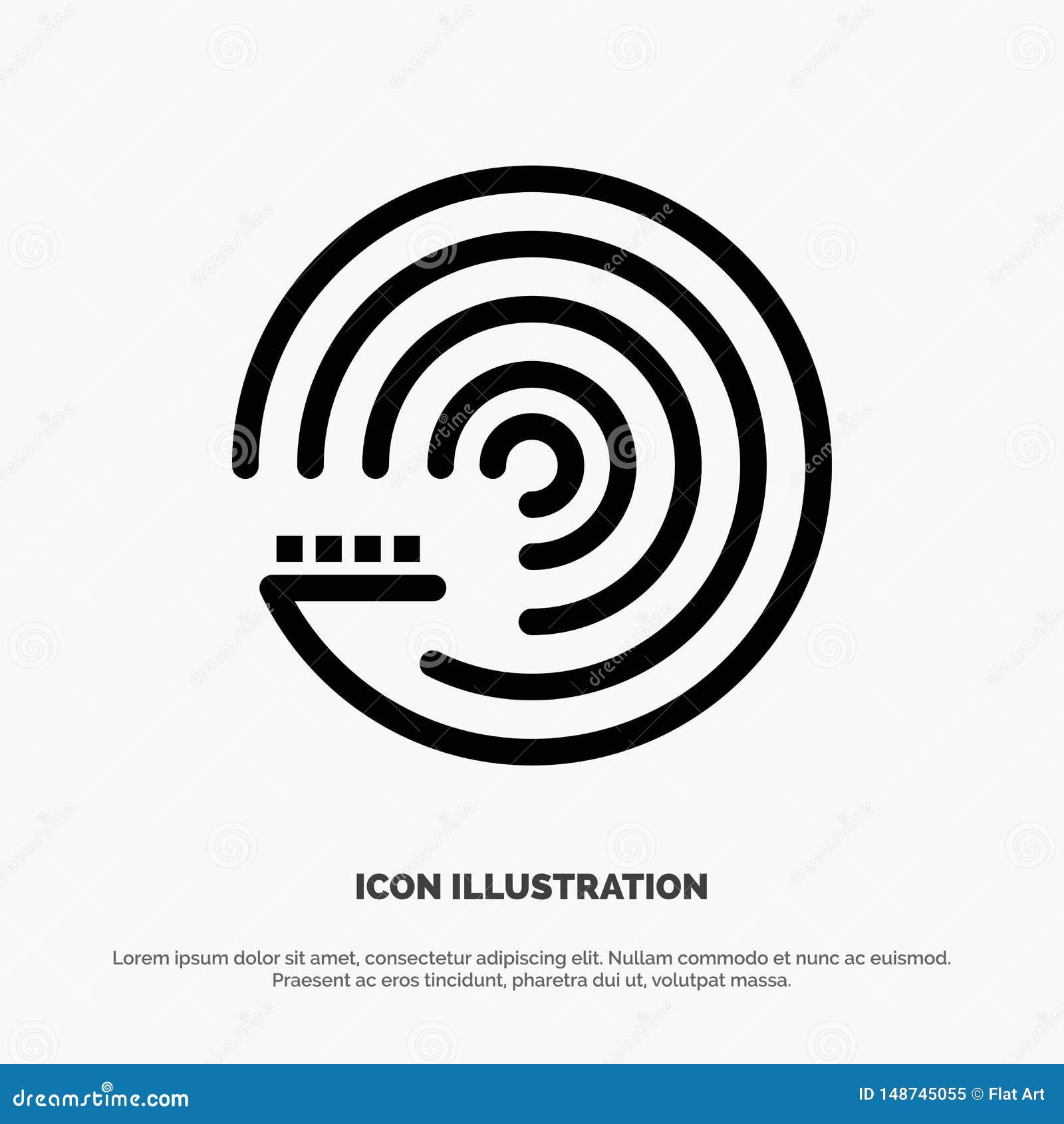 Forecasting, Model, Forecasting Model, Science Line Icon Vector Stock ...