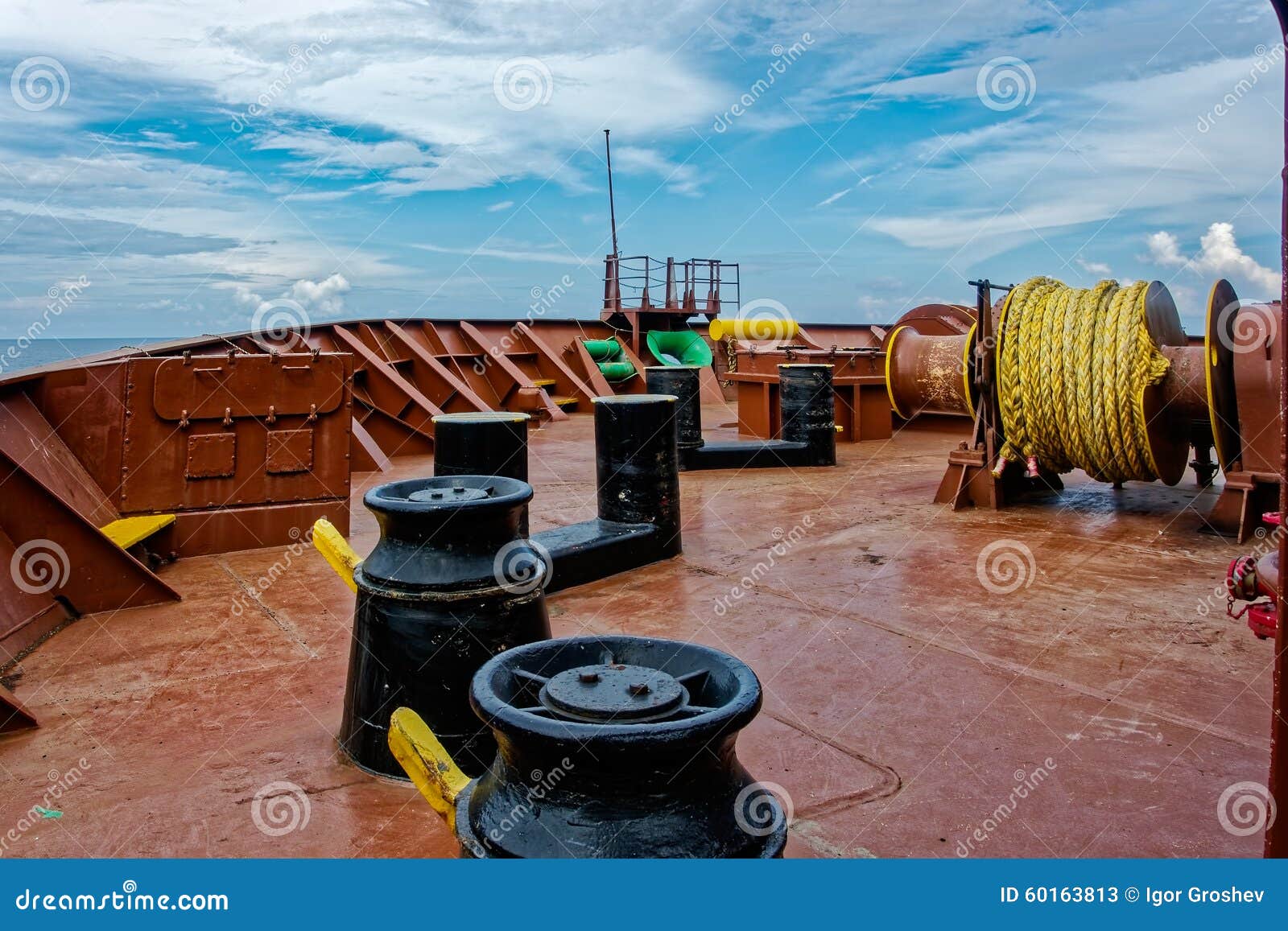A Deck Of Ship Forecastle