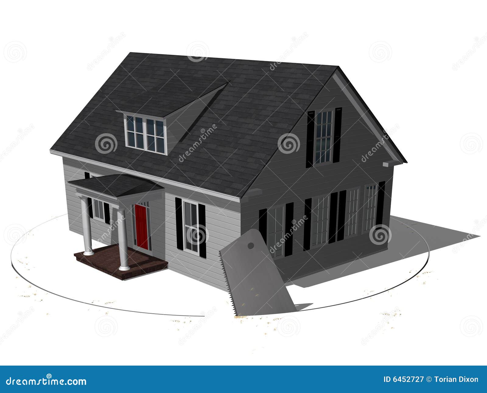 Foreclosure stock illustration. Illustration of foreclosure - 6452727