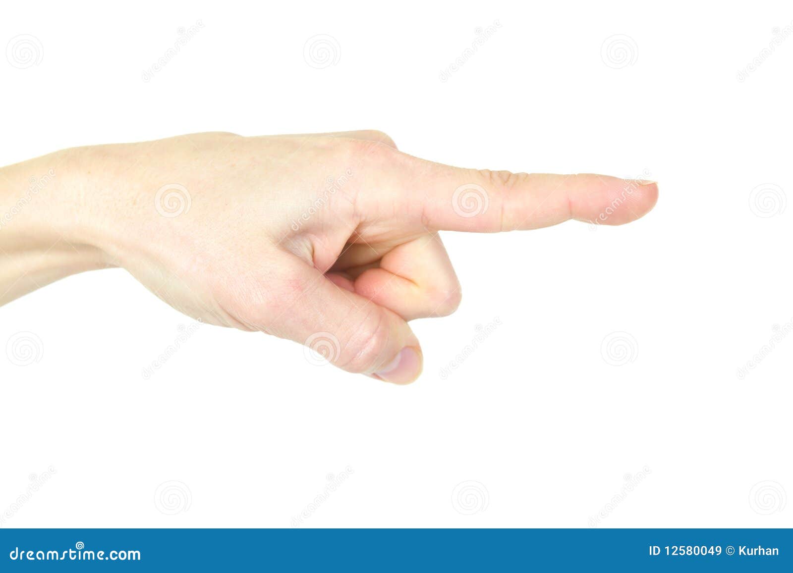 Forefinger stock image. Image of fingers, gesture, point - 12580049