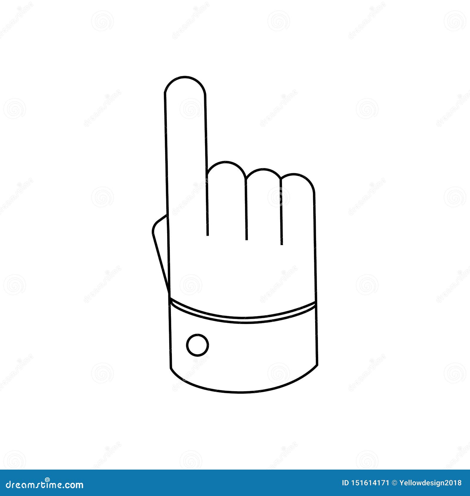 Forefinger Outline Icon. Hand with Pointing Finger Symbol Stock ... Forefinger Outline Icon. Hand with Pointing Finger Symbol Stock ...