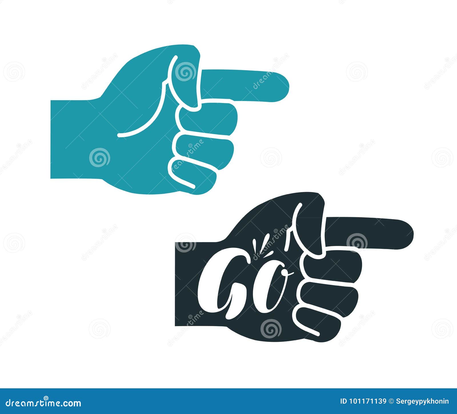 Forefinger Symbol or Icon. Index Finger, Go, Direction, Orientation ... Forefinger Symbol or Icon. Index Finger, Go, Direction, Orientation ...