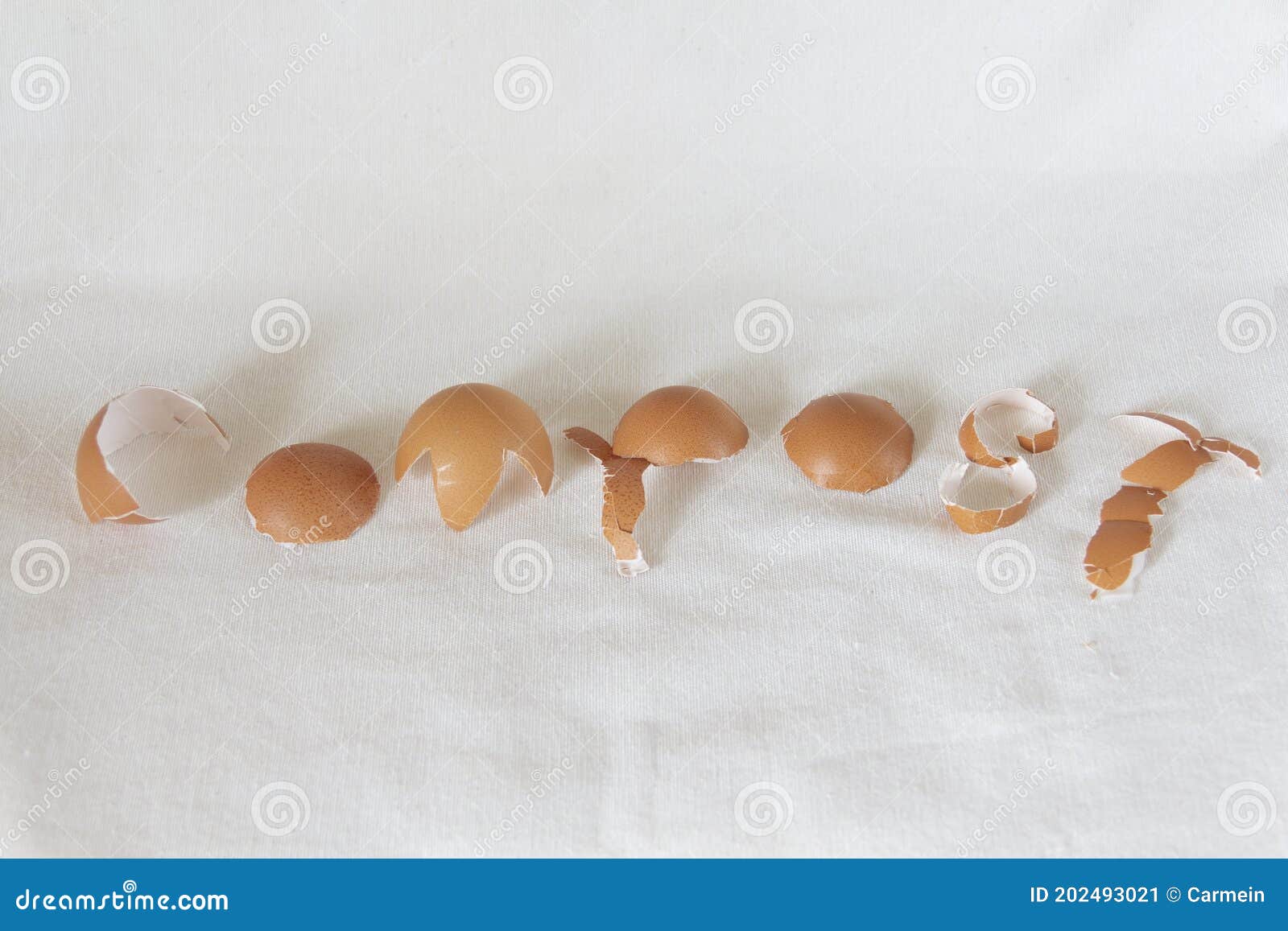 Word Compost On Moss, Green Grass Background. Top View. Banner ...