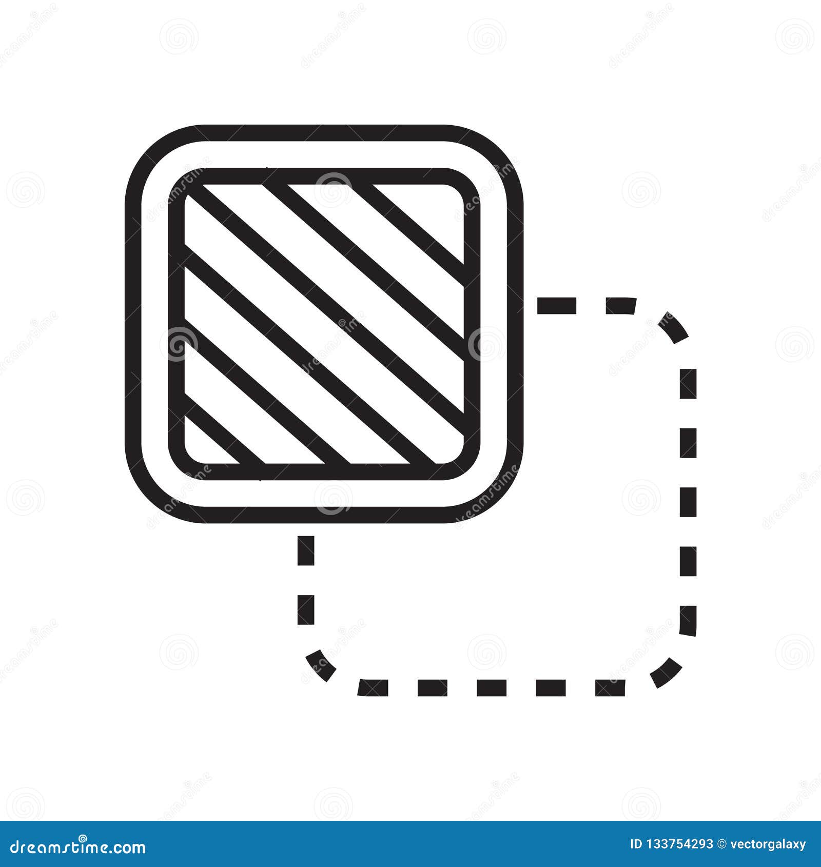 Foreground Icon Vector Sign and Symbol Isolated on White Background ...