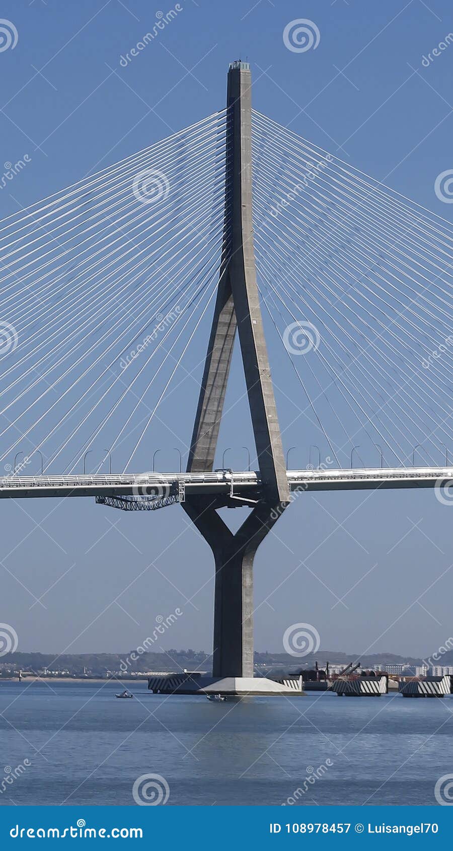 Foreground of a Pillar of the Bridge of the Constitution of 181 ...